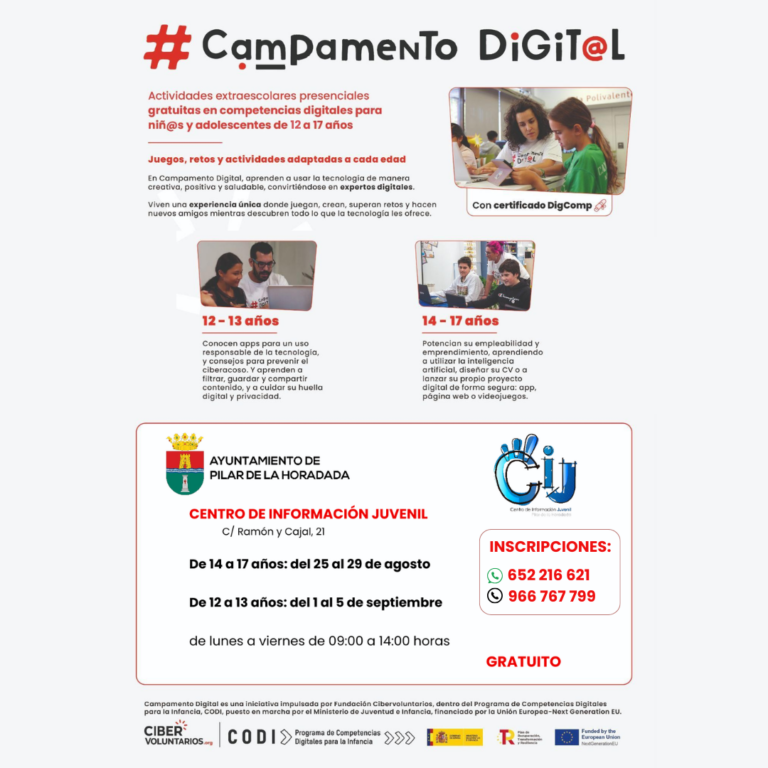 Campamento digital para adolescentes - CIJ
